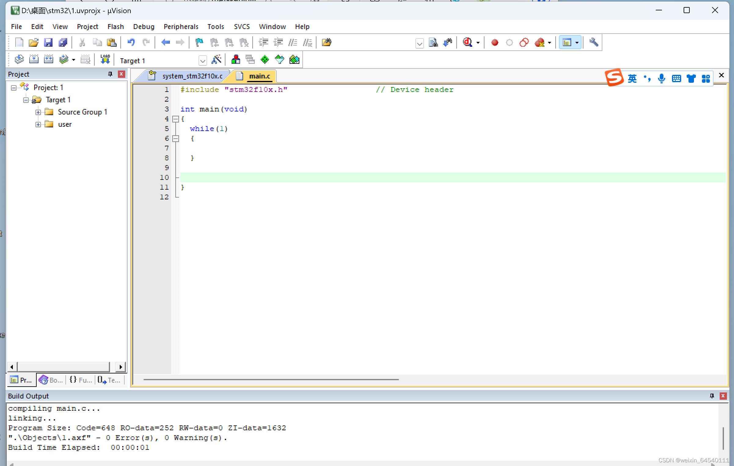 STM32F1入门_stm32f1标准库-CSDN博客