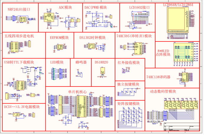 AutoLeaders控制组—51单片机学习笔记（LED控制、独立按键、数码管）_单片机红色按钮-CSDN博客