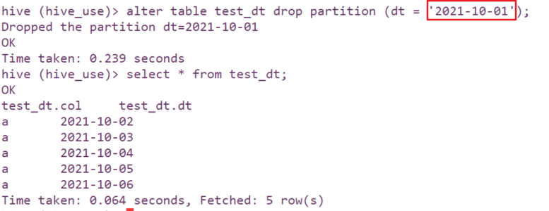 Hive_SQL 一次删除多个分区数据_hive drop partition 删除多个分区-CSDN博客