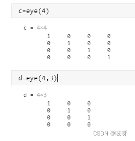 Matlab学习（2）--矩阵_熟悉matlab几个常用生成矩阵函数zeros(m,n)、ones(m,n)、rand(m,n)和r-CSDN博客