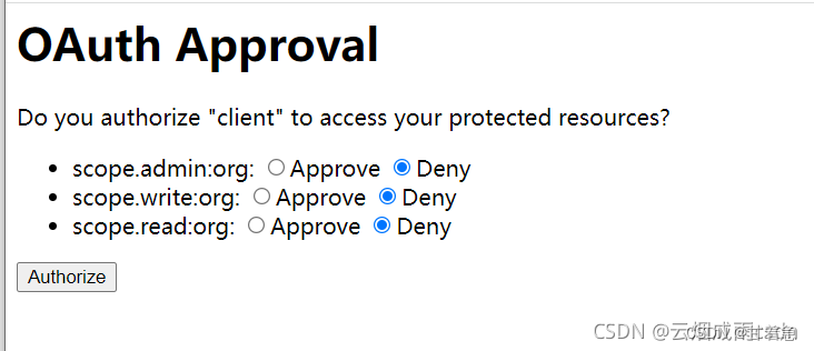 Spring Security Oauth2之scope作用域机制使用详解_oauth2 scope-CSDN博客
