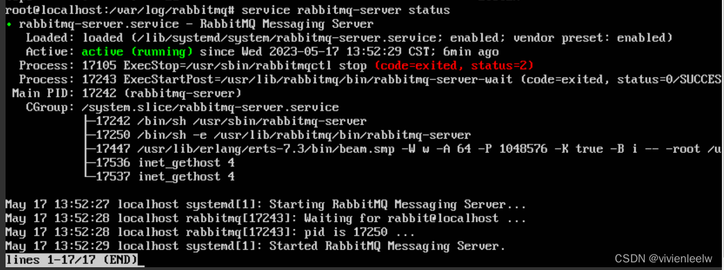 解决rabbitmq启动报错“node ‘rabbit‘ Not Running At All”node Rabbit Not Running At All Csdn博客 4361