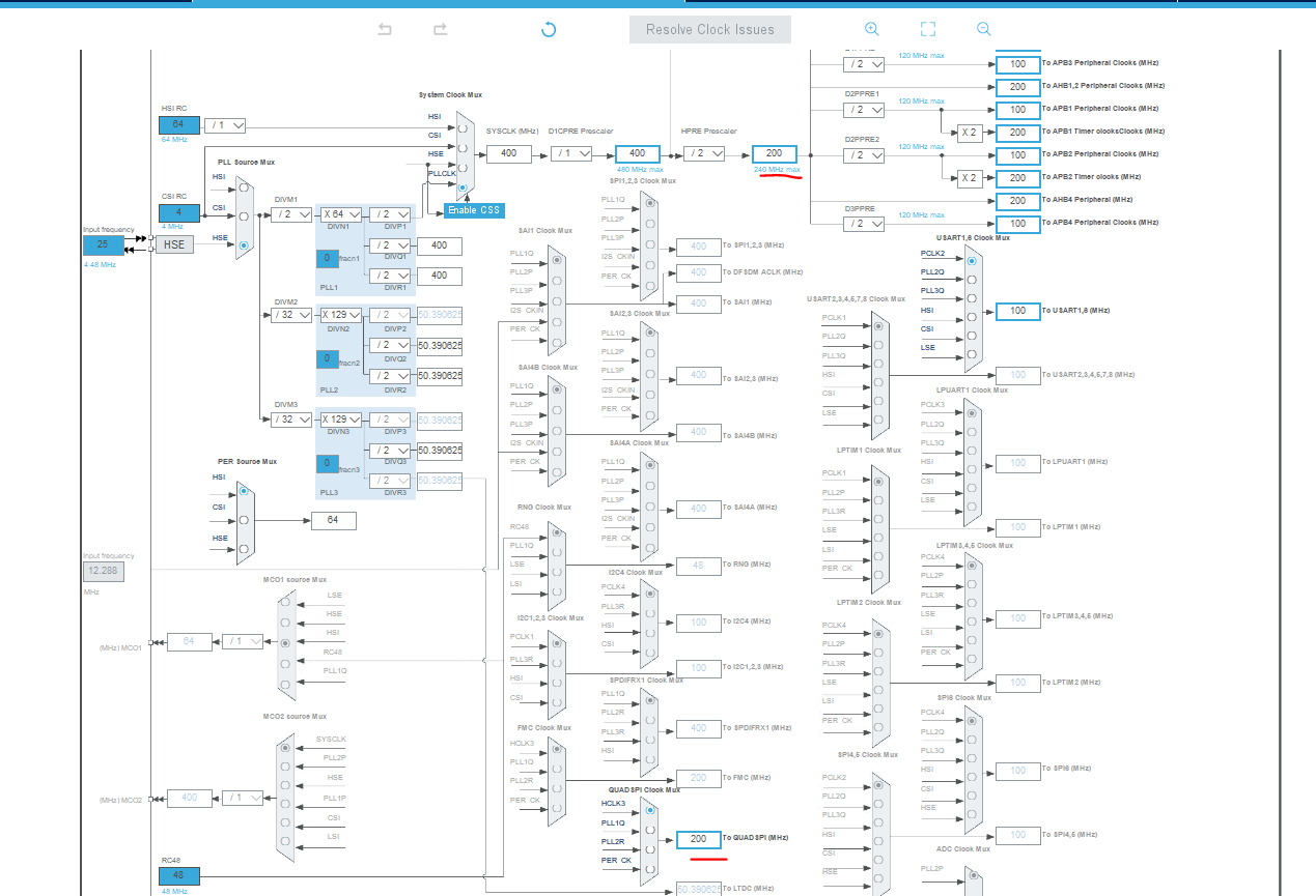 1.25 Cubemx_STM32H743II—QSPI_stm32硬件qspi配置cubemx-CSDN博客