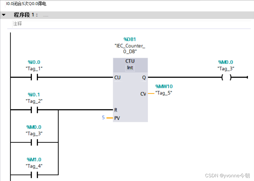 西门子PLC-1200基础编程(三)_plc1200上升沿指令下面填啥-CSDN博客