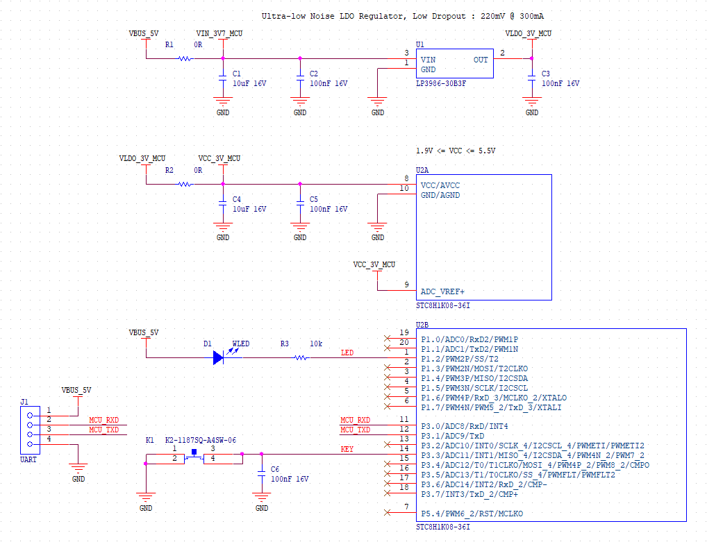 STC8H1K08 - INT1 - 上升沿或下降沿触发外部中断_stc8h1k08中文手册-CSDN博客