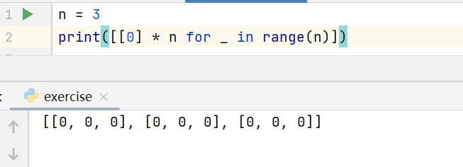 Python便捷写法：[[0] * n for _ in range(n)]_[0]*n for-CSDN博客