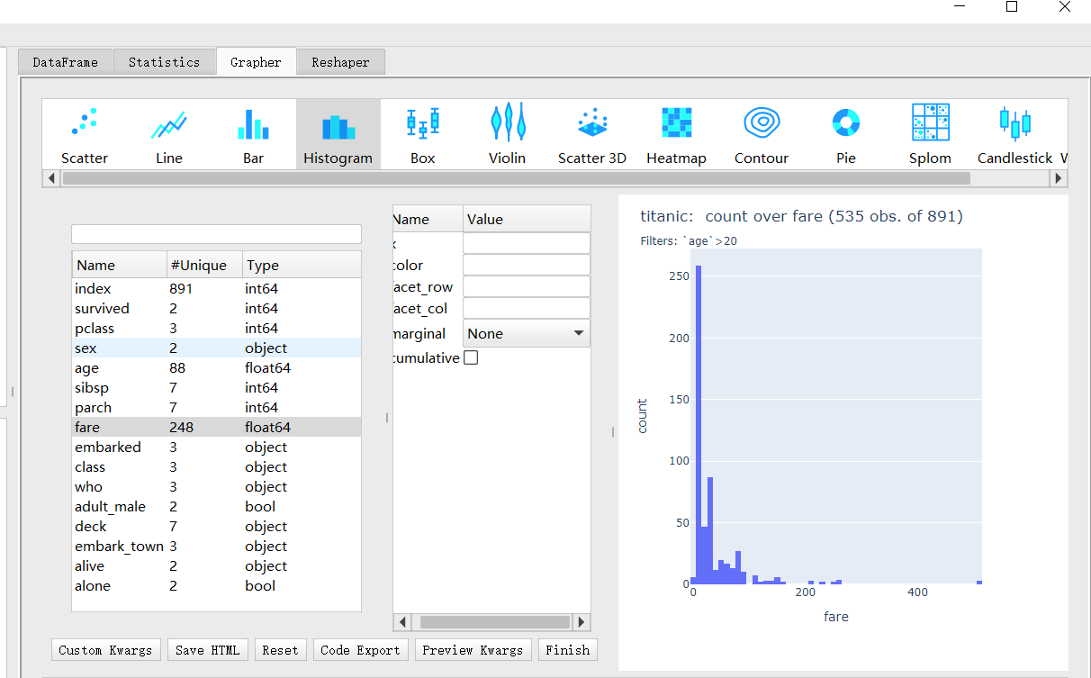 使用 Pandas GUI 进行数据探索_python pandasgui show-CSDN博客