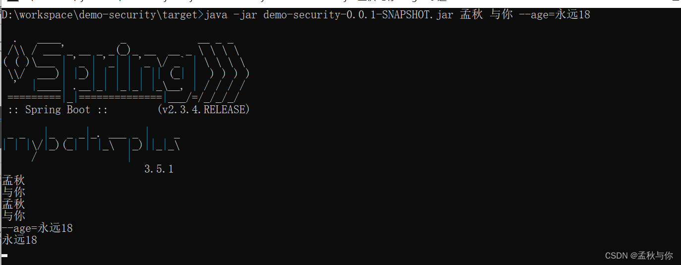 【springboot】 Springboot项目如何在项目启动时传入参数 系统启动时执行任务springboot项目启动动态传参 Csdn博客