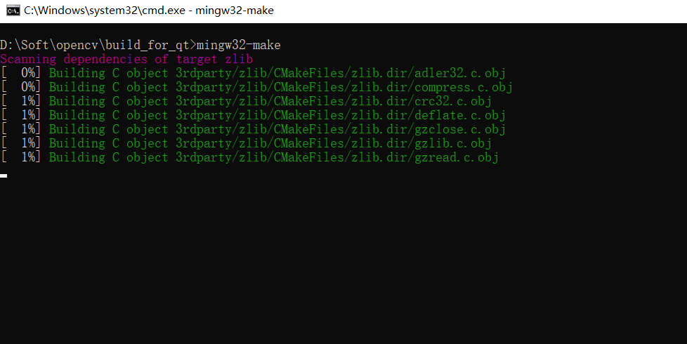 QT中配置OpenCV_qt mingw32-make-CSDN博客