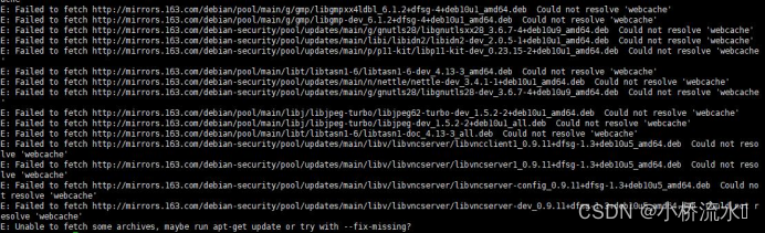 Debian10:Unable to connect to webcache:3128_3128 debian-CSDN博客