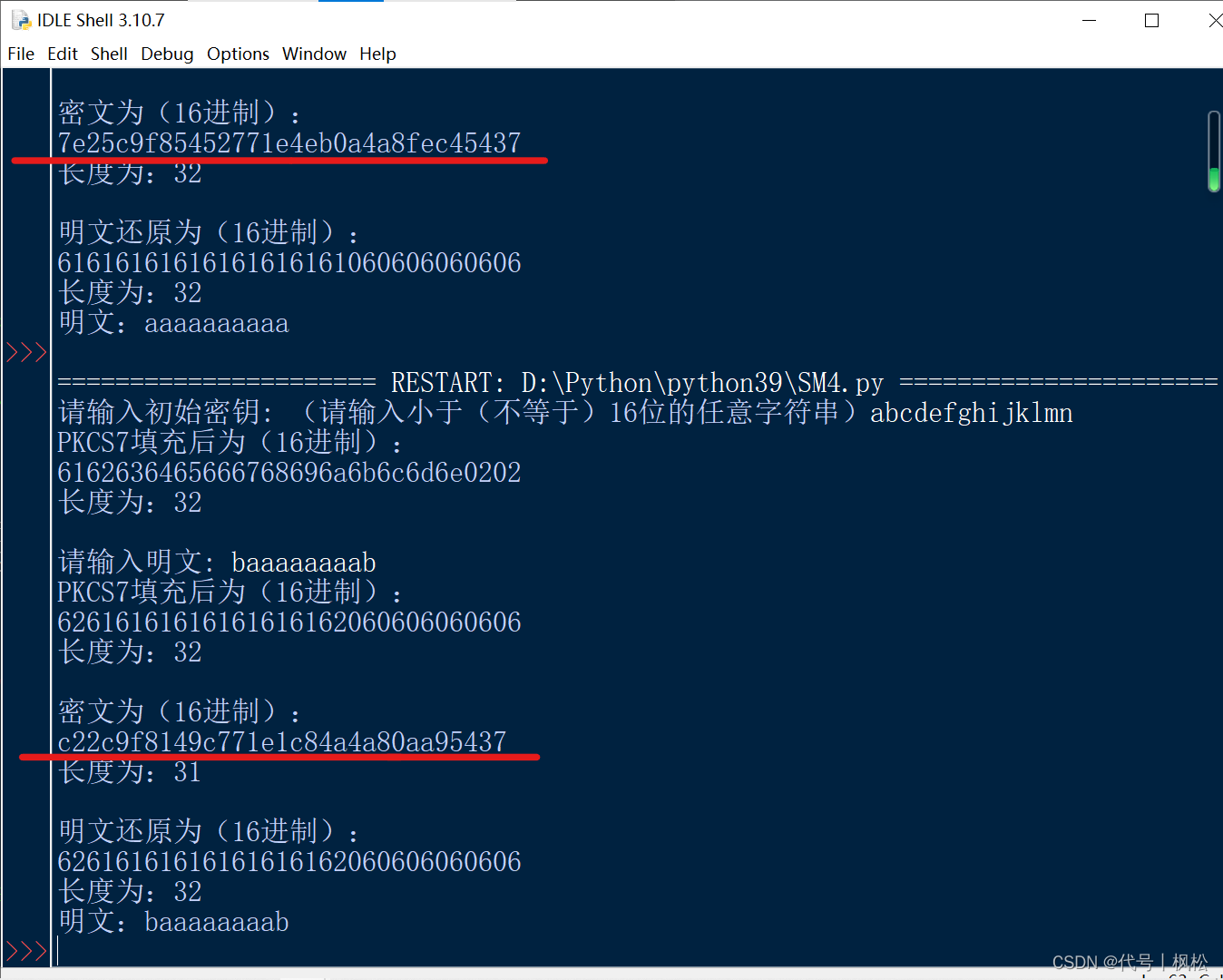 【南京邮电大学】密码学实验2：国家商用密码SM4算法python实现（详细注释、附运行结果）_python sm4-CSDN博客