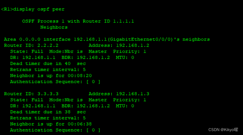 OSPF简单实验_路由器之间建立邻居关系,并且把环回口(loopback)地址宣告到ospf中-CSDN博客