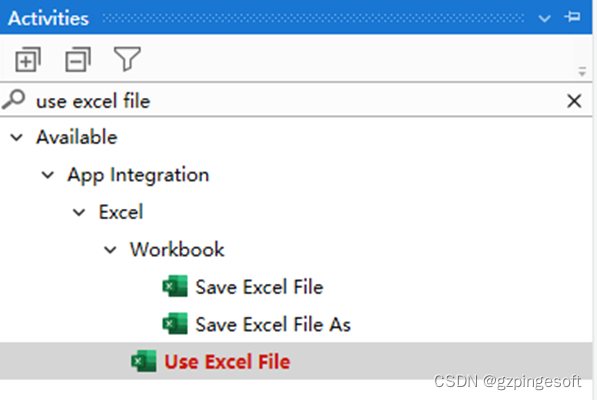 Uipath Use Excel File活动使用-CSDN博客