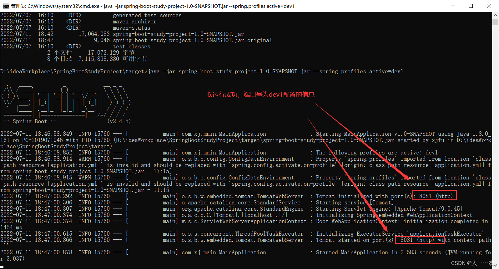 Spring Boot profile文件（六）_-dspring.profiles.active-CSDN博客