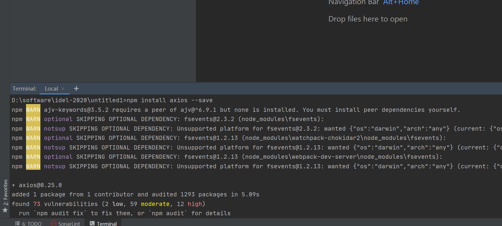 Idea搭建VUE+elementUi前端项目_elementui如何用idea启动-CSDN博客