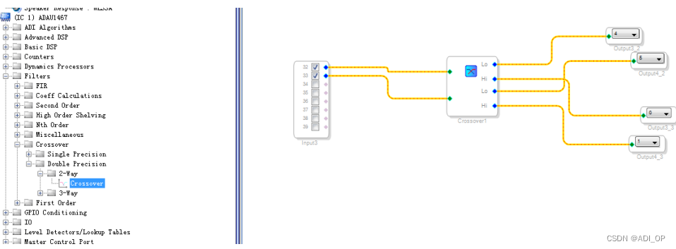ADAU1467的开发详解四：基础例程讲解（32个入门例程）_adau1452的延时模块如何确定延时参数-CSDN博客