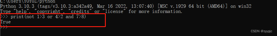Python中not、and和or的简介以及优先级说明python And Or Not优先级 Csdn博客 5606