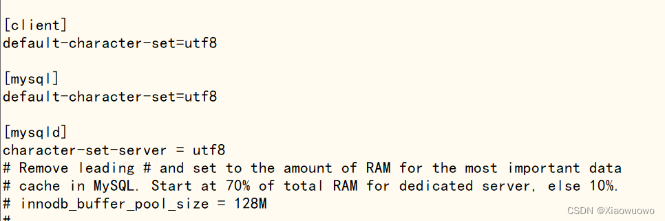 Linux配置mysql（5734）字符集linux Mysql 设置字符集 Csdn博客
