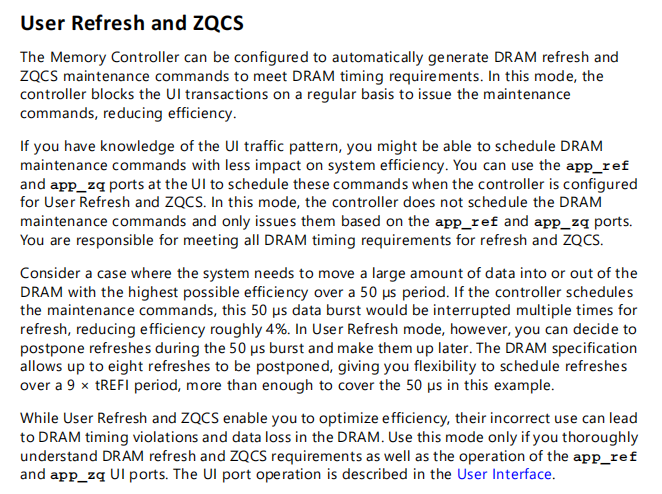 xilinx的DDR IP中的自刷新功能_ddr自动刷新需要host-CSDN博客