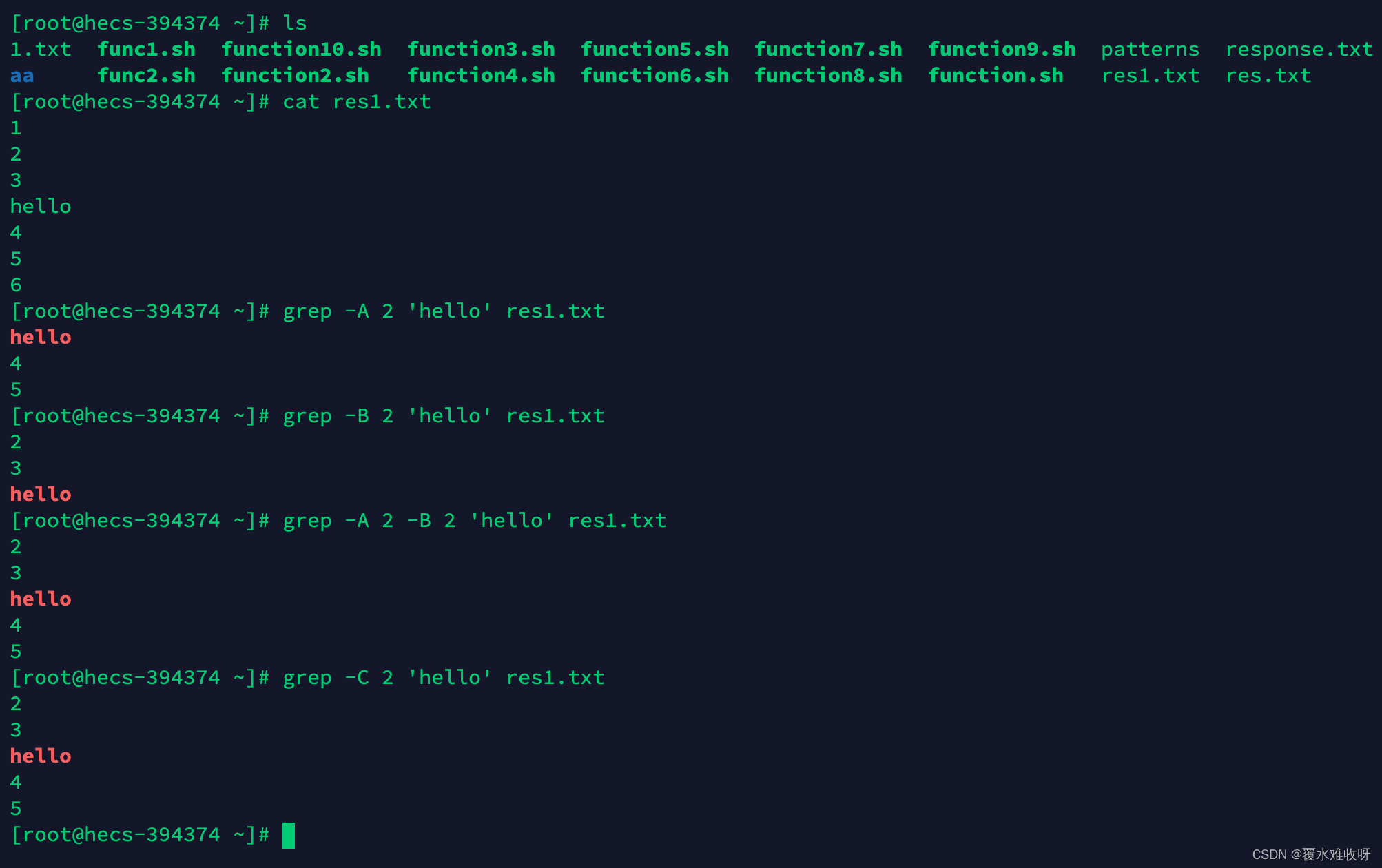 （一）Linux三剑客-grep_grep输出指定行-CSDN博客