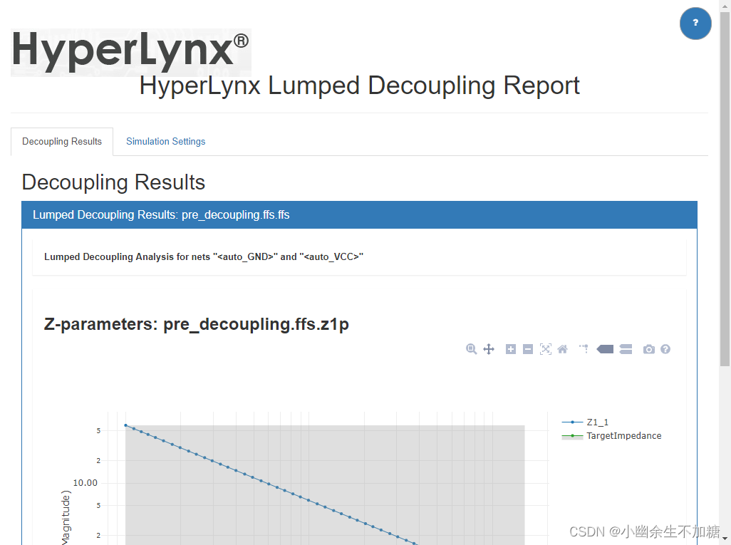 HyperLynx（二十六）电源完整性之AC去耦仿真实例（一）_电源完整性直流特性仿真_小幽余生不加糖的博客-CSDN博客
