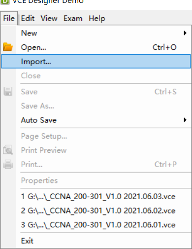 ccna考试之导入题库———pdf转vce格式转换_vce designerdemo-CSDN博客