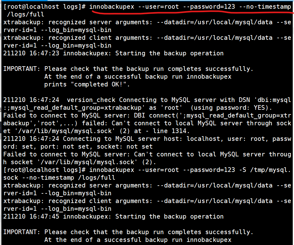 mysql5.7数据库的两种备份方式（mysqldump，XBK）超详细-CSDN博客