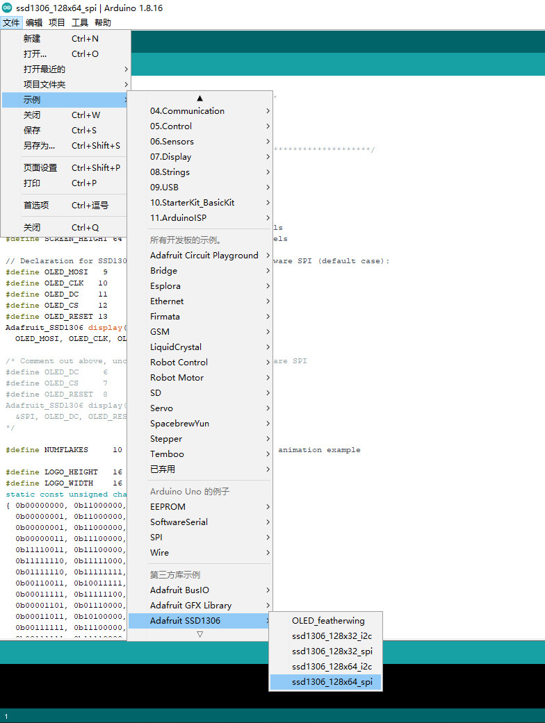 Arduino UNO,0.96‘ 128x64 OLED连接说明_12864oled接线-CSDN博客