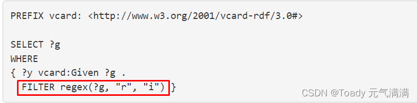 SPARQL中常见的关键字含义(PREFIX,FILTER,OPTIONAL等)_sparql filter-CSDN博客