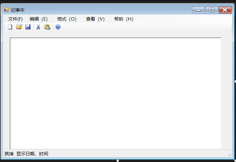 使用cwindows窗体开发记事本c 用win Form窗体开发一个mdi记事本示例 Csdn博客 