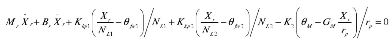 SBW(线控转向系统齿轮齿条模块Matlab/Simulink模型搭建)_线控转向系统齿轮齿条和左右前轮转角之间的非线性传动比-CSDN博客
