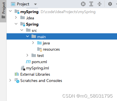idea创建maven后没有resources目录_idea2022没有resources目录-CSDN博客