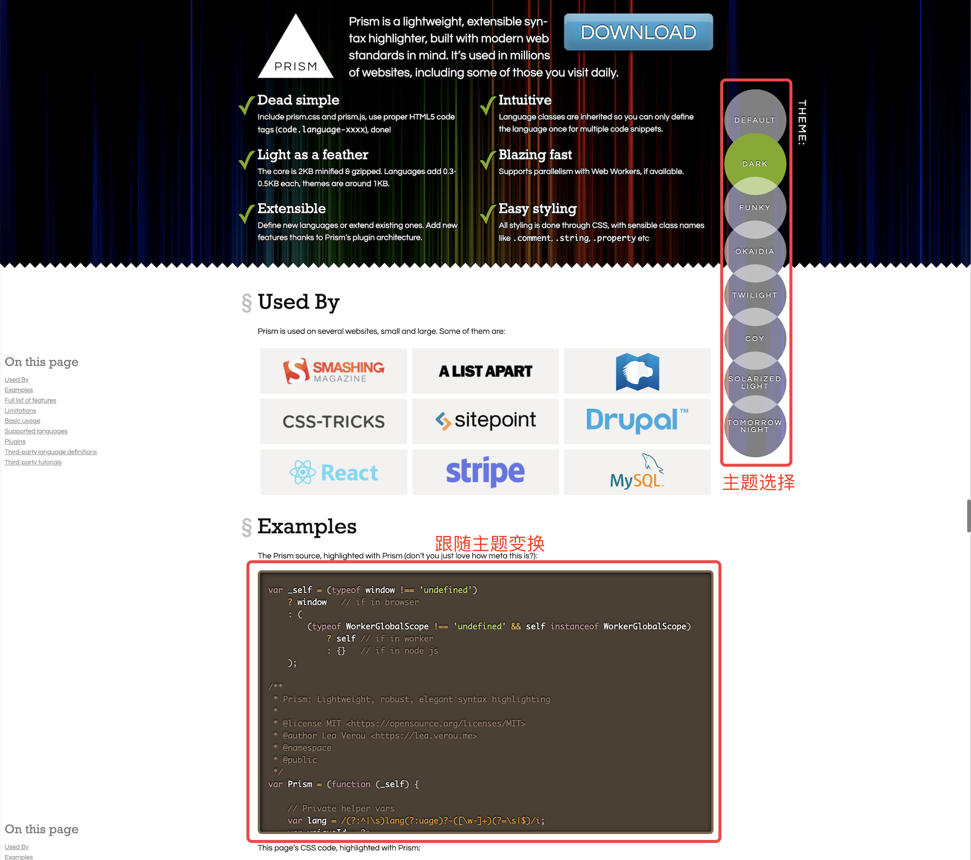 Vue页面代码高亮展示之Prism语法高亮工具_prismjs yarn-CSDN博客