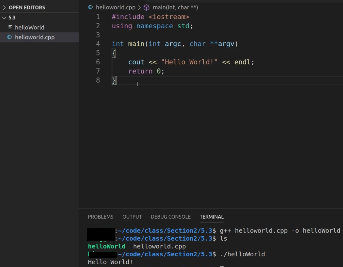 在ubuntu中vscode创建第一个C++工程文件（详细案例）_ubuntu新建cpp-CSDN博客