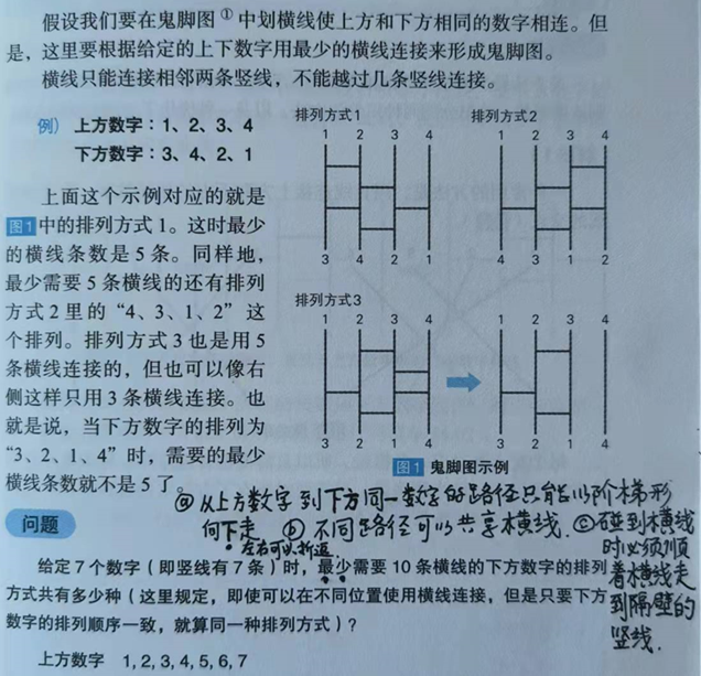 程序员的算法趣题q56 鬼脚图中的横线思路1 Csdn博客 