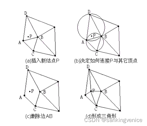 基于逐点插入的Delaunay三角化算法原理_bowyer-watson-CSDN博客