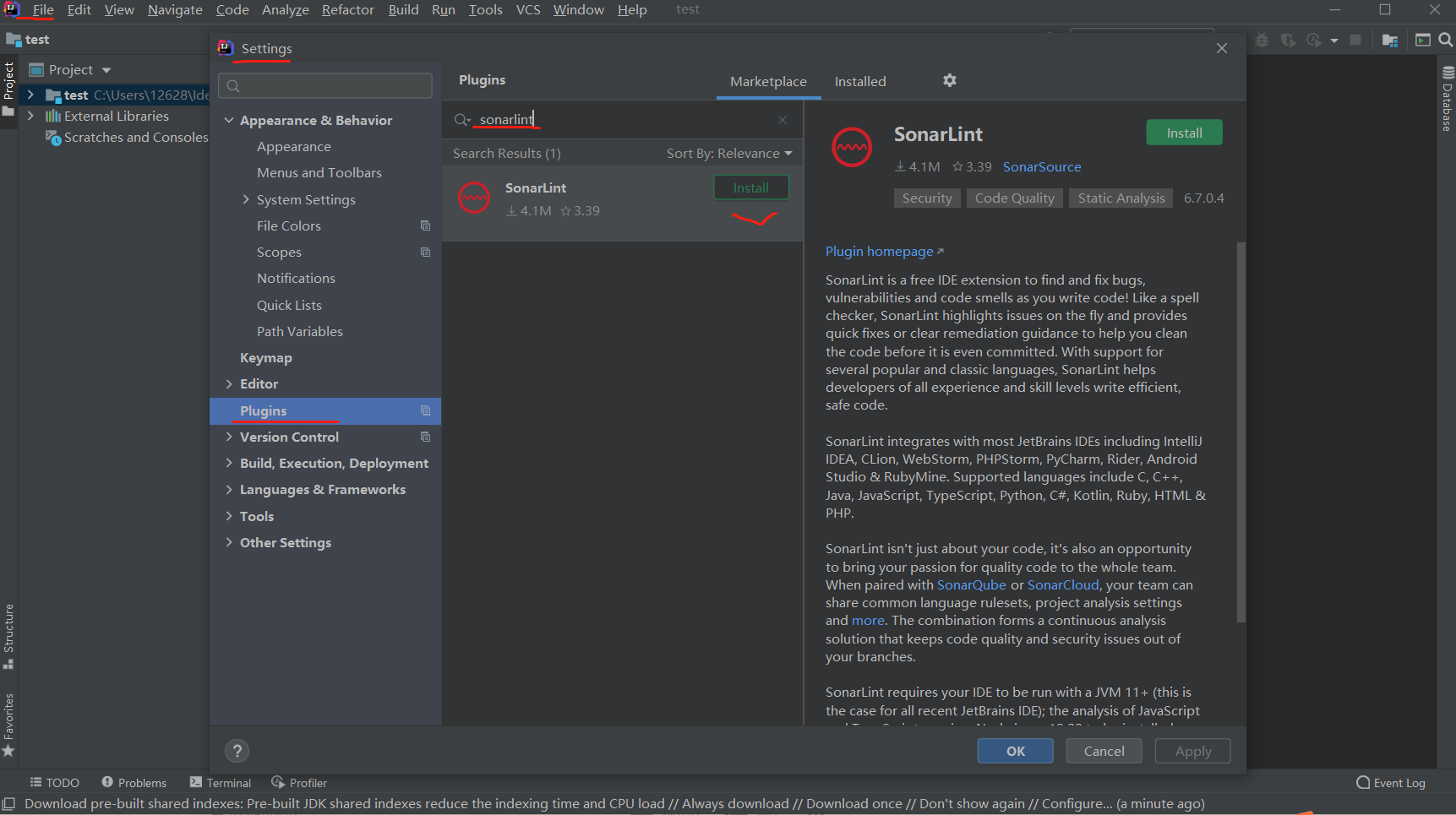 IDEA sonar插件使用—sonarlint-CSDN博客