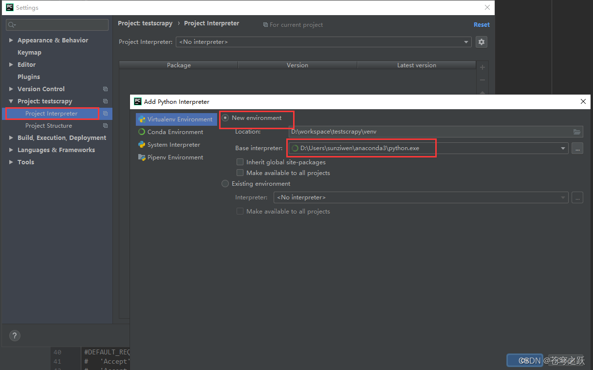 Scrapy第三(②)篇：创建scrapy项目_scrapy创建项目-CSDN博客