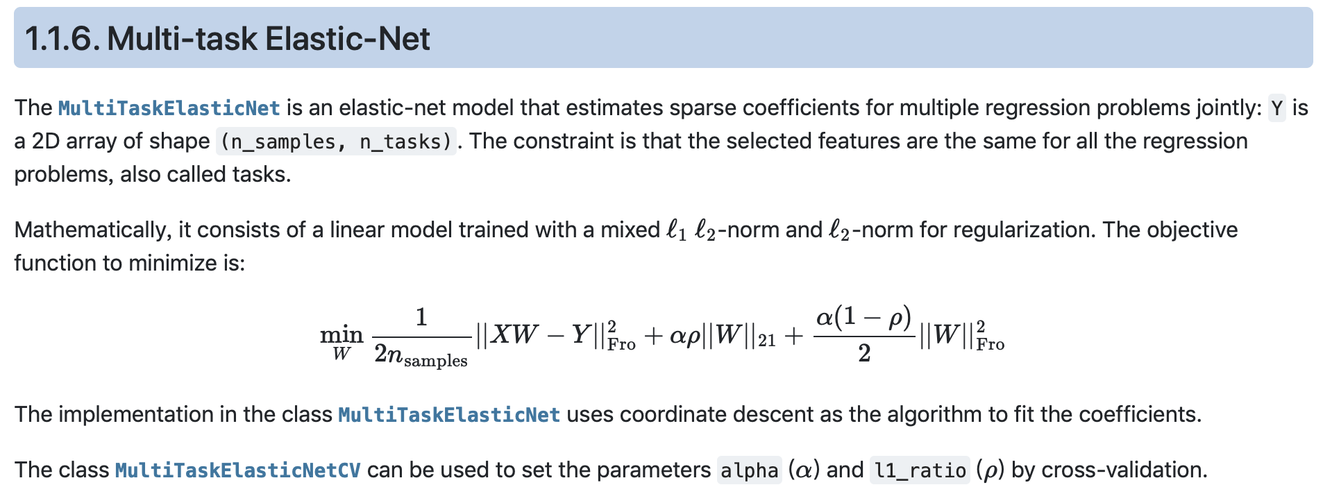 1.1.5. Elastic-Net （弹性网络）与 1.1.6. Multi-task Elastic-Net（多任务弹性网络）_我们将 ...