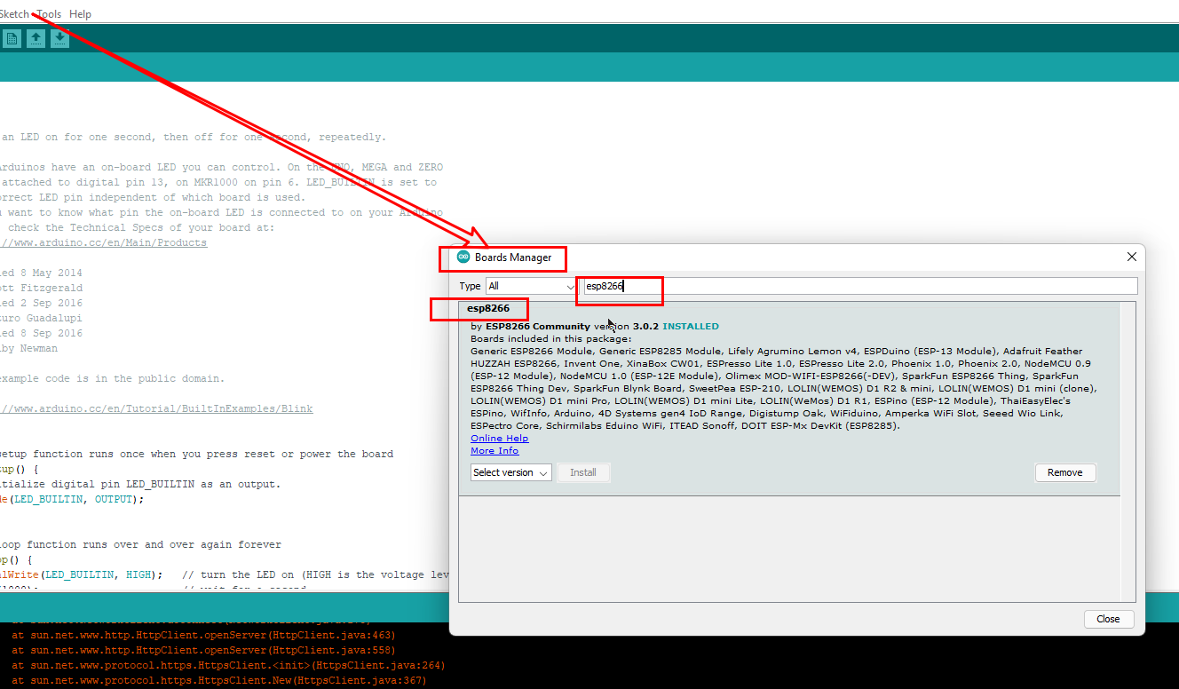 vscode+arduinoIDE_arduino extension/arduino/esp8266开发板配置(by official ...