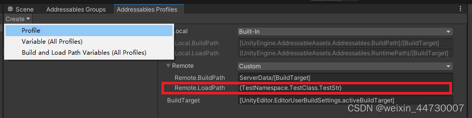 Unity Addressables 动态修改远程资源地址 RemoteLoadPath_adressables 更改下载地址-CSDN博客