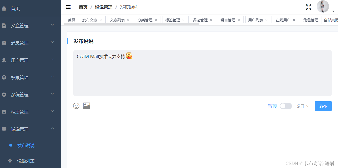 基于Java+SpringBoot+Vue前后端分离博客系统设计与实现_java开博客 spring boot vue-CSDN博客