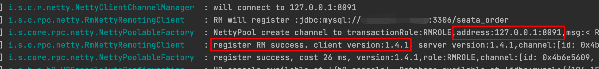 can not get cluster name in registry config ‘service.vgroupMapping.xx‘, please make sure ...