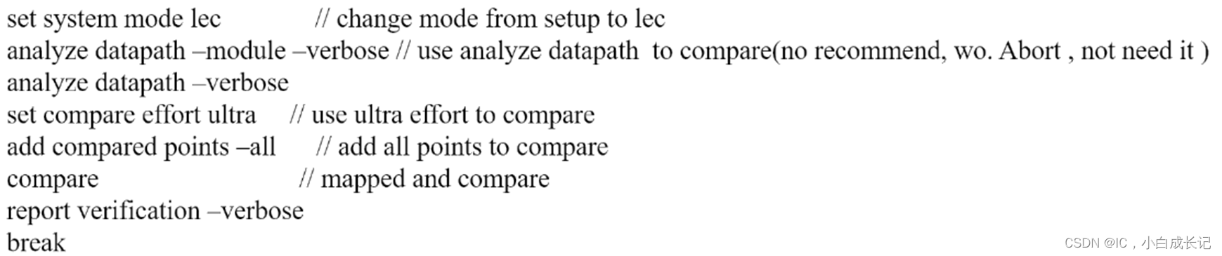 LEC/FORMAL --- PARTII 流程介绍_lec abort-CSDN博客
