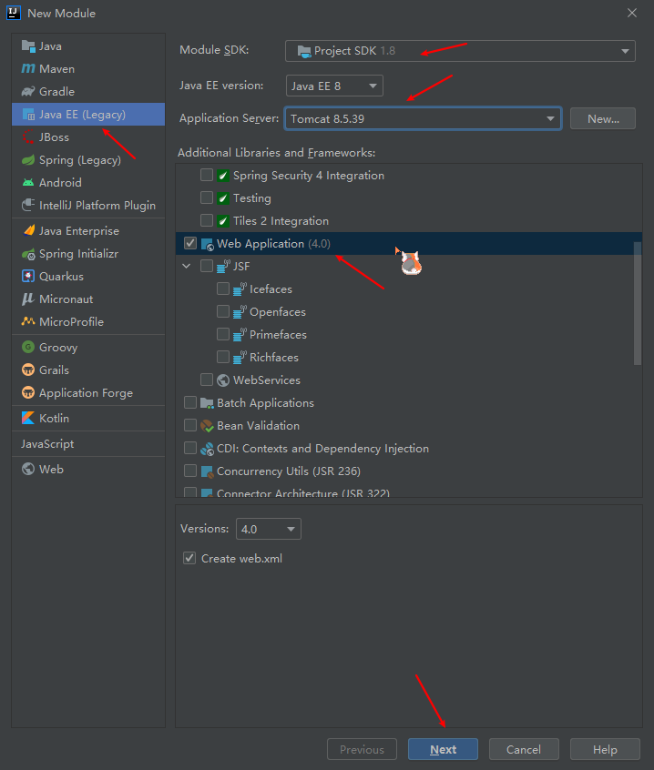 IDEA 新建 JavaWeb 项目（附：找不到 Web Application 解决方法）_idea创建javaweb项目一直加载-CSDN博客