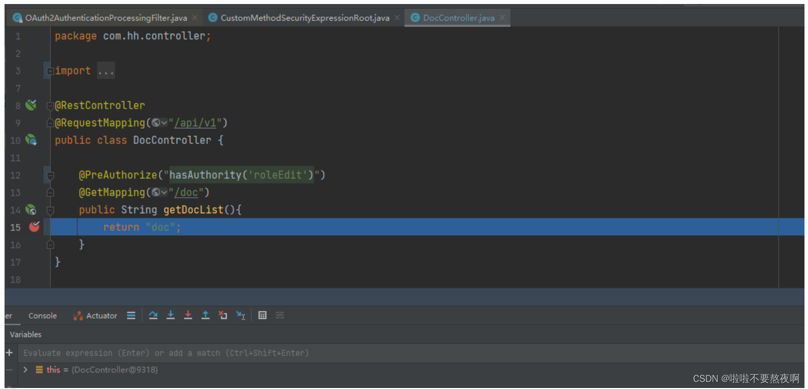 SpringSecurity Oauth2 - 10 自定义SpEL权限表达式配置白名单url不需要token认证和鉴权_springsecurity白名单配置-CSDN博客