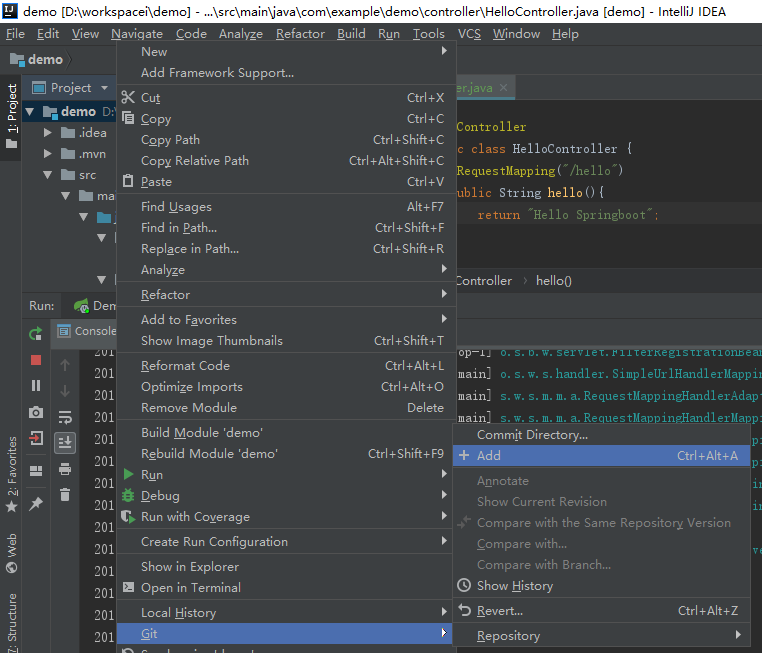 IDEA 使用Git管理项目_idea添加git管理-CSDN博客