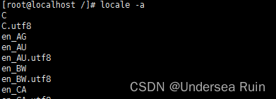 Failed to set locale, defaulting to C.UTF-8 报错_failed to set locale, defaulting to c.utf-8 ...