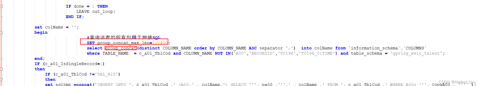 Mysql的group Concat函数 以及查询表字段语句 以及存储过程调试 在group Concat中可以进行排序操作 Mysql 查询groupcon Csdn博客