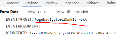 Python的scrapy框架POST方式爬虫时碰见__VIEWSTATE和__EVENTVALIDATION的参数处理-CSDN博客